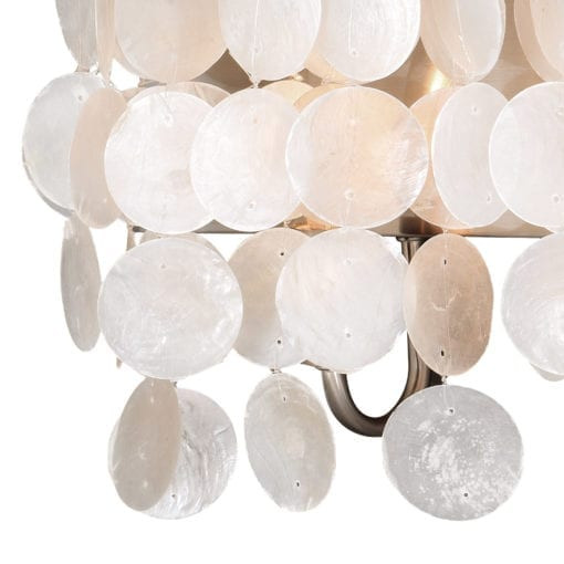 Elsa Capiz Shell 4L Vanity Satin Nickel - Beach Style - Bathroom Vanity ...