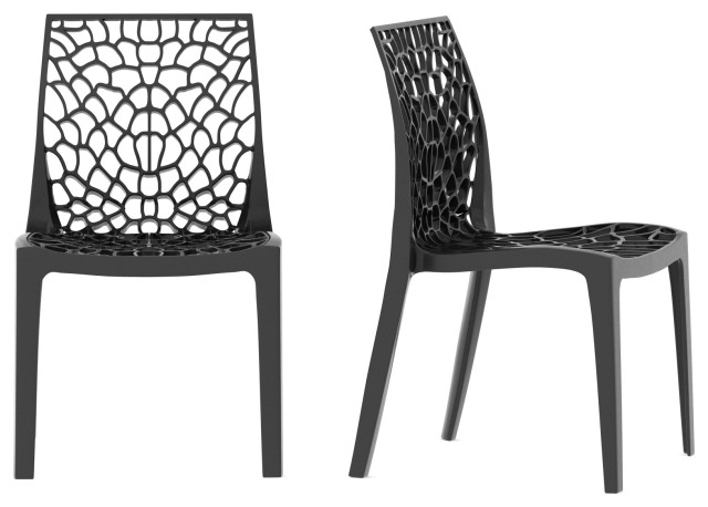 Karissa Weatherproof Chair, Set of 2 - Contemporary - Outdoor Lounge ...