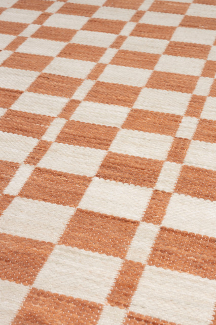 Handwoven Patterned Rug 5' x 7'5" | Zuiver Checker - Contemporary ...