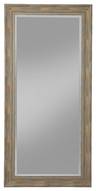 Benzara BM178073 Farmhouse Style Full Polystyrene Frame Leaner Mirror ...