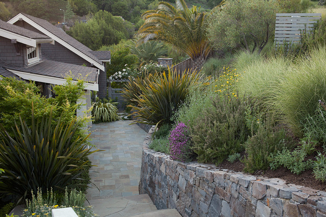 Smart Plantings Grace a Hillside Garden