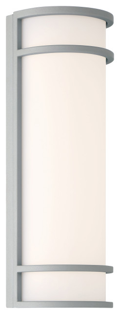 Cove Dual Voltage Emergency Backup Outdoor LED Wall Sconce ...