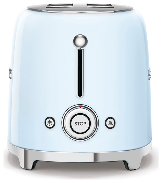 Smeg 50s Retro Line Pastel Blue 4-Slice Toaster - Transitional ...