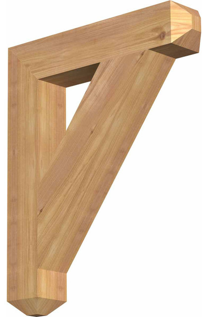 Traditional Craftsman Bracket, 20"D x 24"H - Transitional - Corbels ...