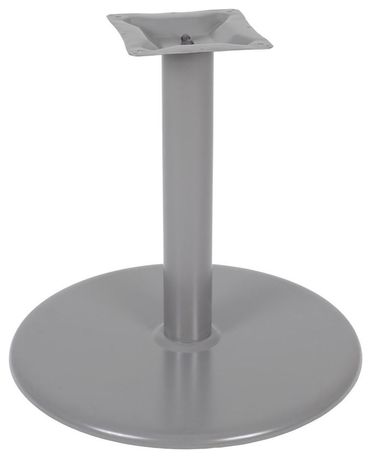 Via Platter Base for 48 Table Tops, Gray - Modern - Table Tops And ...