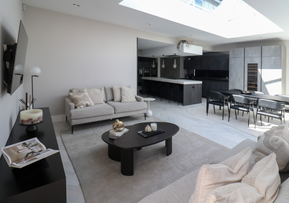Rosewell Open Plan Space - Modern - Kitchen - Edinburgh - by Studio Heim | Houzz