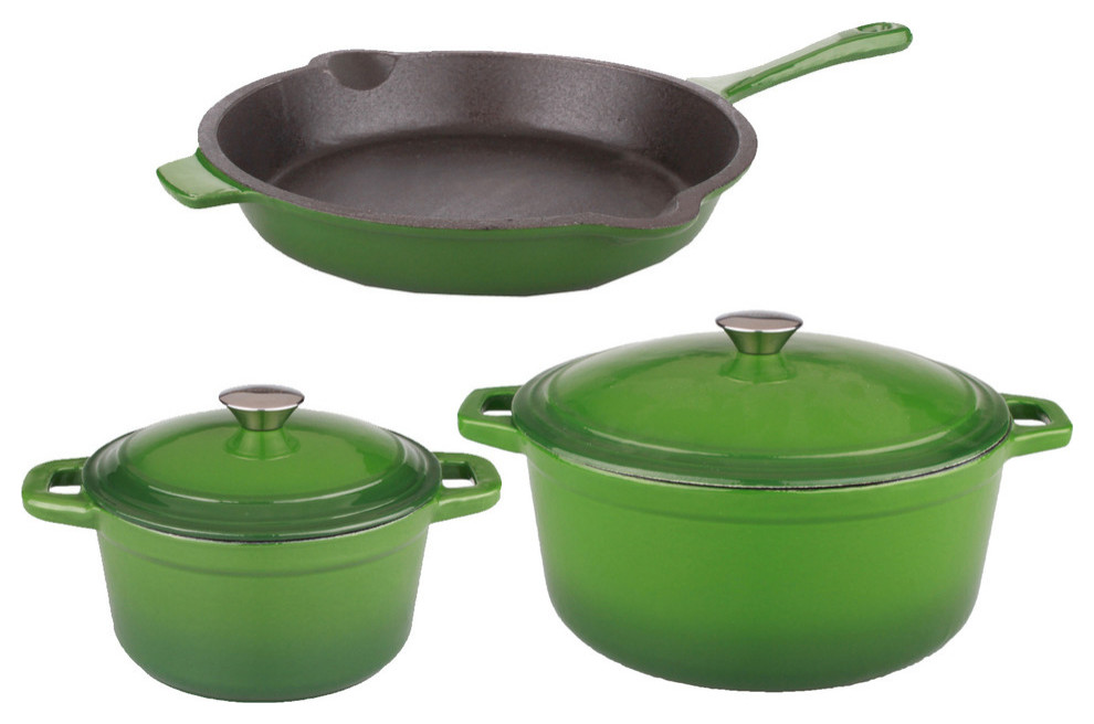 Neo Cast Iron 5-Piece Set - Contemporary - Cookware Sets - by BergHOFF ...