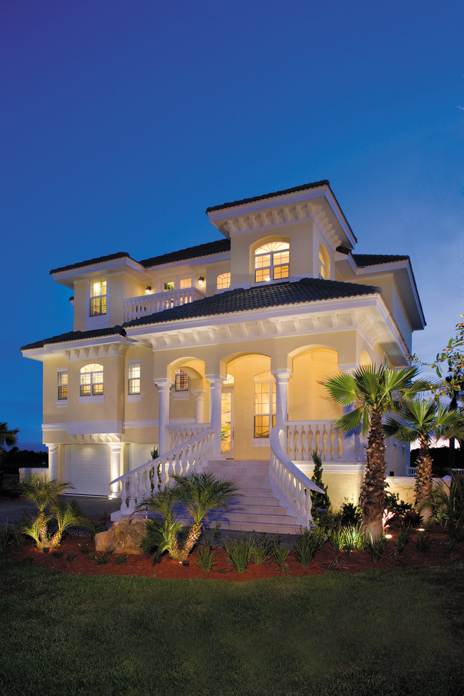 Sater Design Collection's 6804 "Nicholas Park" Home Plan - Beach Style ...