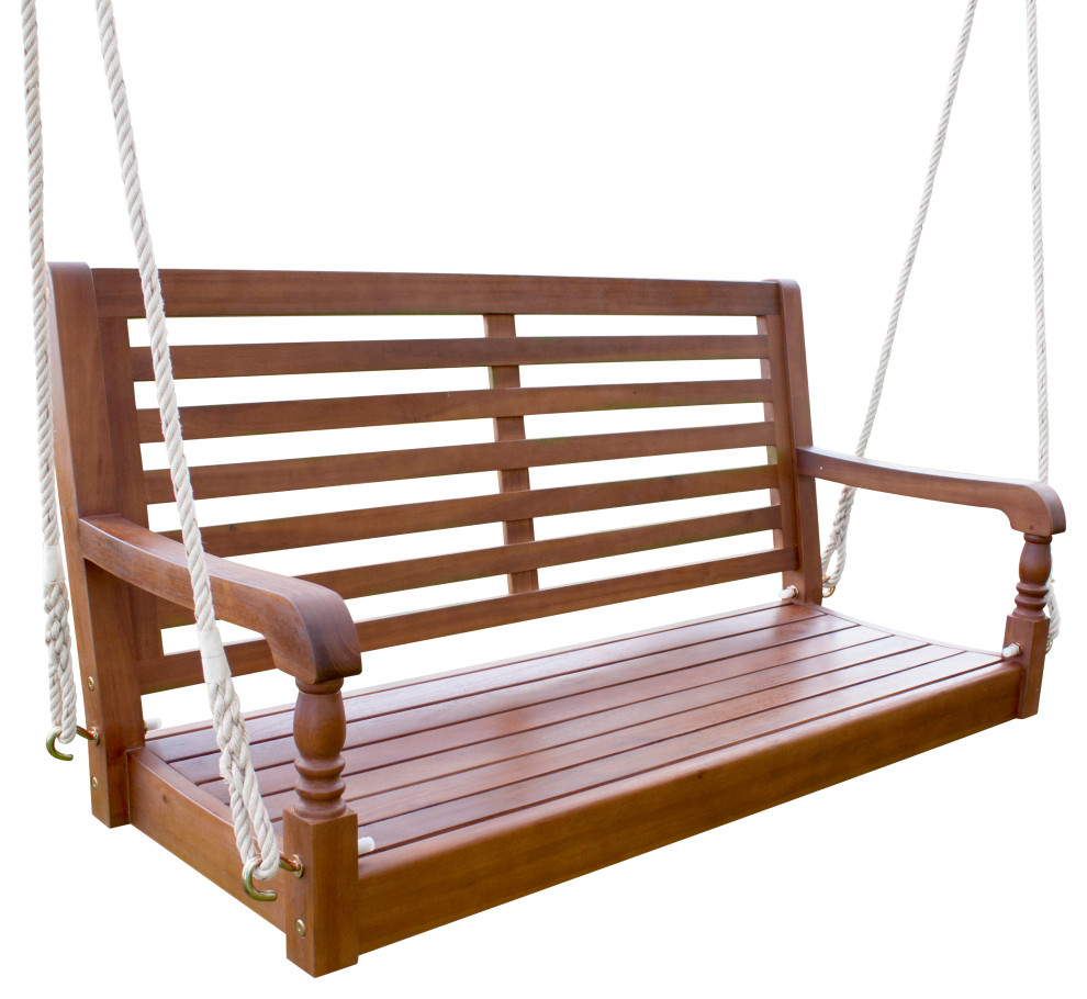 Nantucket Porch Swing, Natural - Traditional - Porch Swings - by ...