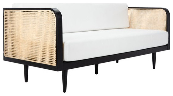Safavieh Couture Helena French Cane Daybed, #N/A - Tropical - Daybeds ...