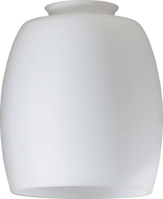 4" Signature Glass Shade, Satin Opal - Transitional - Lighting Globes ...