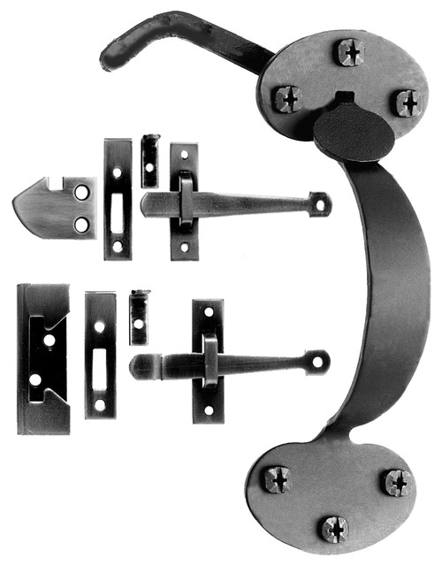 Bean Rim Latch, Combo - Rustic - Door Locks - by KnobDeco | Houzz