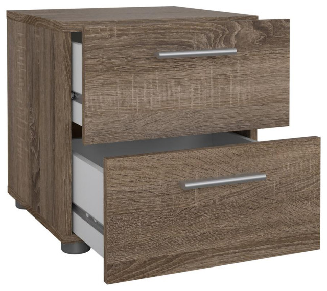 Austin 2 Drawer Nightstand, Truffle - Tropical - Outdoor Lounge Sets ...