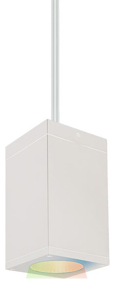 Cube Arch LED Pendant, White - Transitional - Outdoor Hanging Lights ...