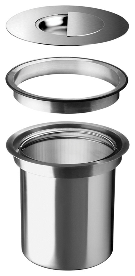 Blanco Solon Compost System, Stainless Steel - Trash Cans - by Buildcom ...