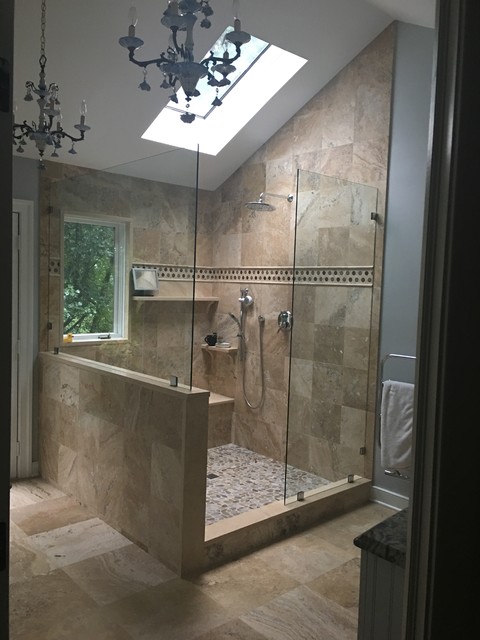 Walk in Shower Master Bathroom Remodel - Traditional - Bathroom ...