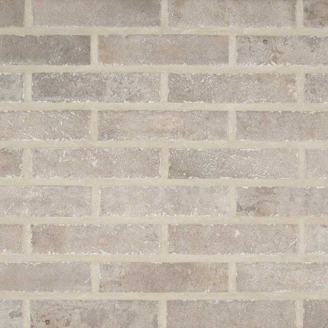 Capella Taupe Brick 2x10 Porcelain, Sample - Traditional - Wall And ...
