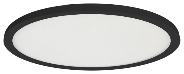 ELO Flush Mount, 3000K, Black - Modern - Flush-mount Ceiling Lighting ...