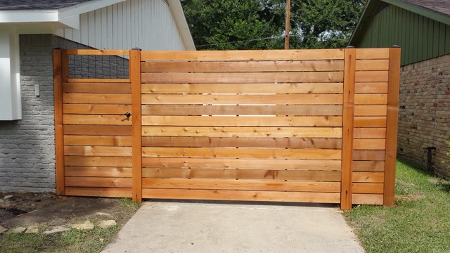 Cedar Plank Stamped Driveway
