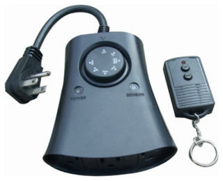 Woods 59746 Outdoor 24 Hour Photoelectric Timer with Wireless Remote ...