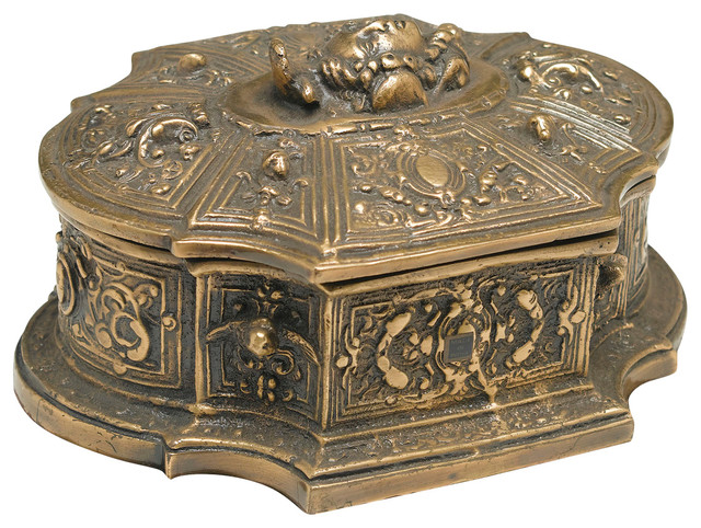 Brass Box With Lid - Traditional - Decorative Boxes - by Orchard Creek ...