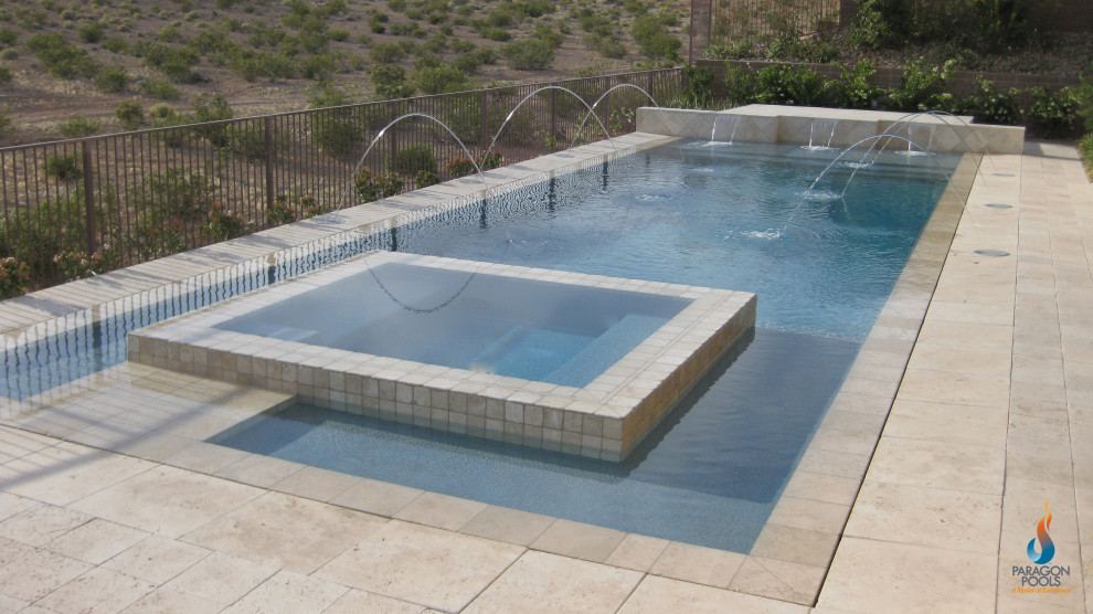 20 Pool Designs Under 600 sq ft - Pool - Las Vegas - by Paragon Pools ...