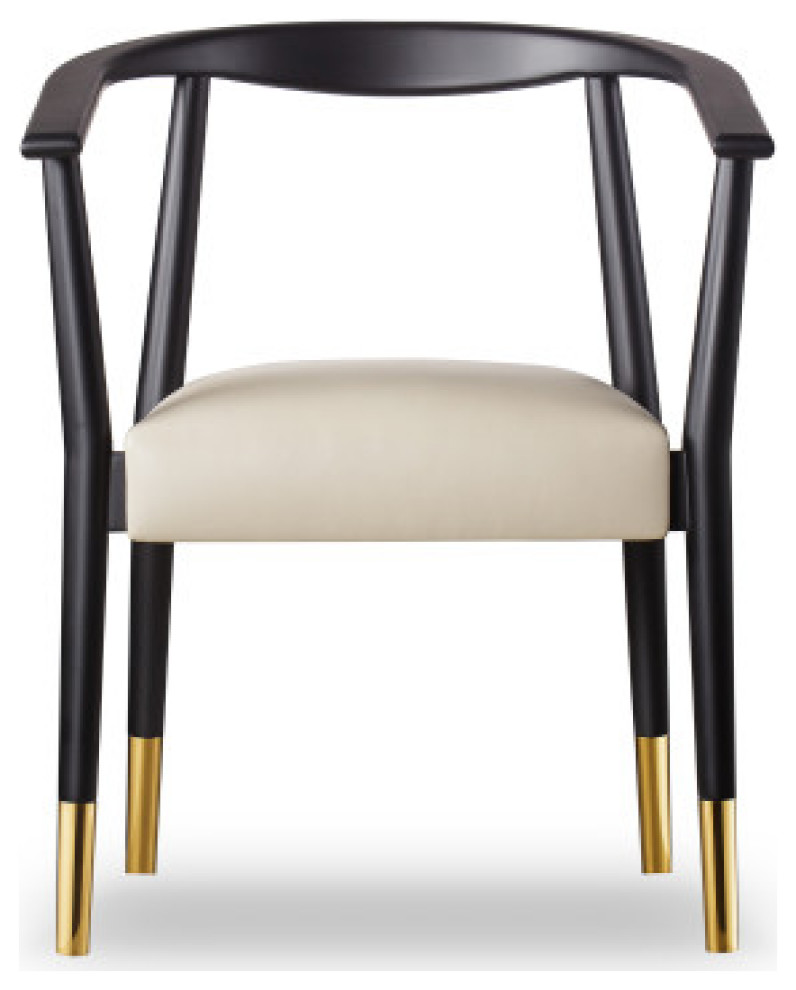 Matt Black Skandi Dining Chair | Andrew Martin Soho - Midcentury ...