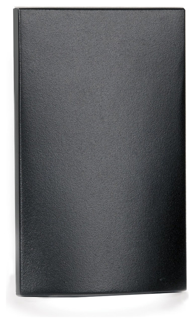 LED Vertical Scoop Step and Wall-Light 277V Amber, Black - Modern ...