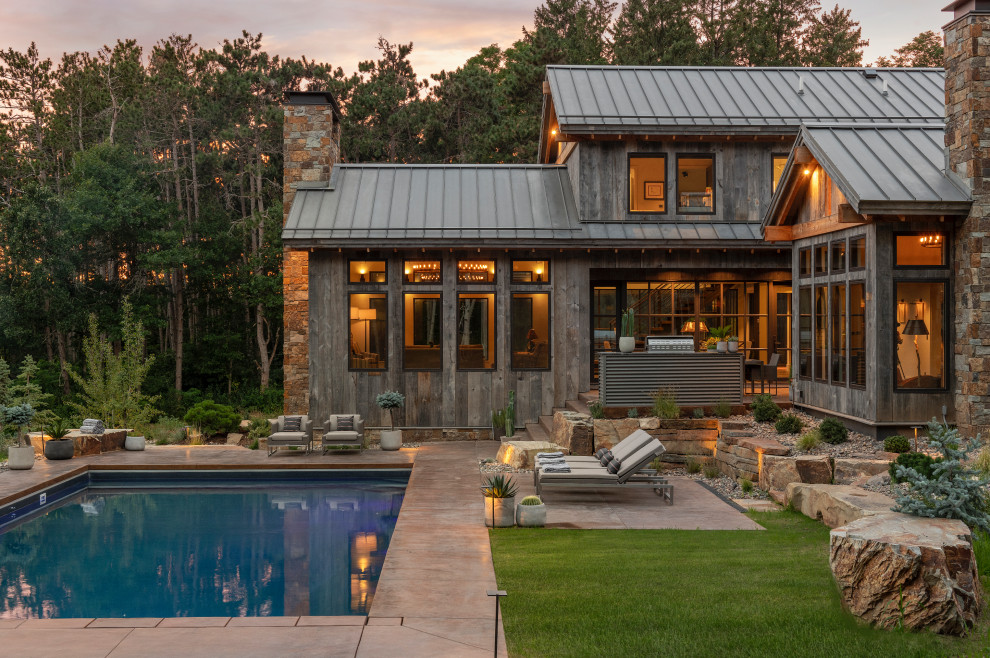 Montana Modern - Rustic - Patio - Minneapolis - by James McNeal ...