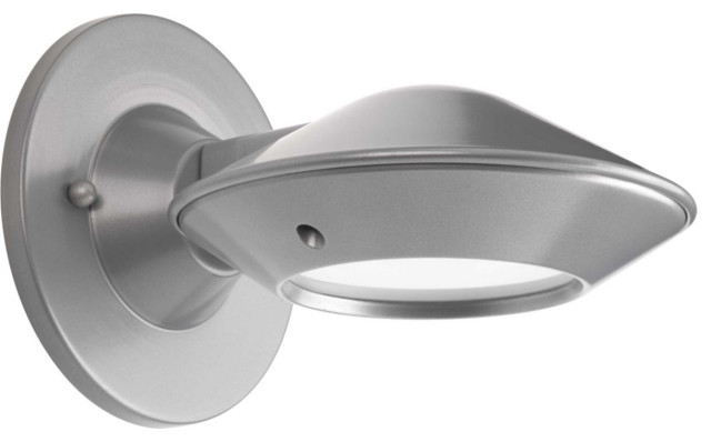 Strata LED 1 Light Outdoor Wall Light, Metallic Gray - Transitional ...