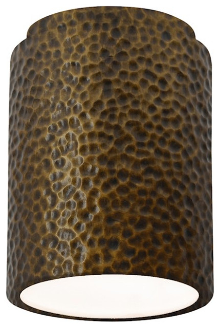 Justice Radiance 7" Flush-Mount, Dedicated LED, Brass, CER-6100-HMBR ...