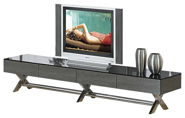 High Gloss Entertainment Unit - Contemporary - Entertainment Centers ...