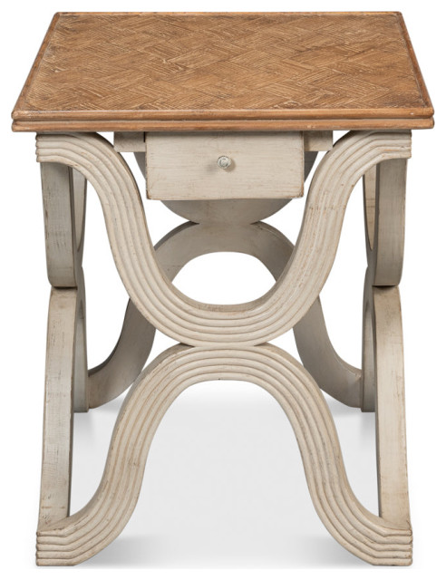 Wavy Side Table Stone Gray - French Country - Side Tables And End ...