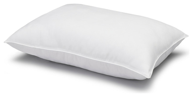 Microfiber Gel Fiber Filled Memory Pillow, Standard - Traditional - Bed ...