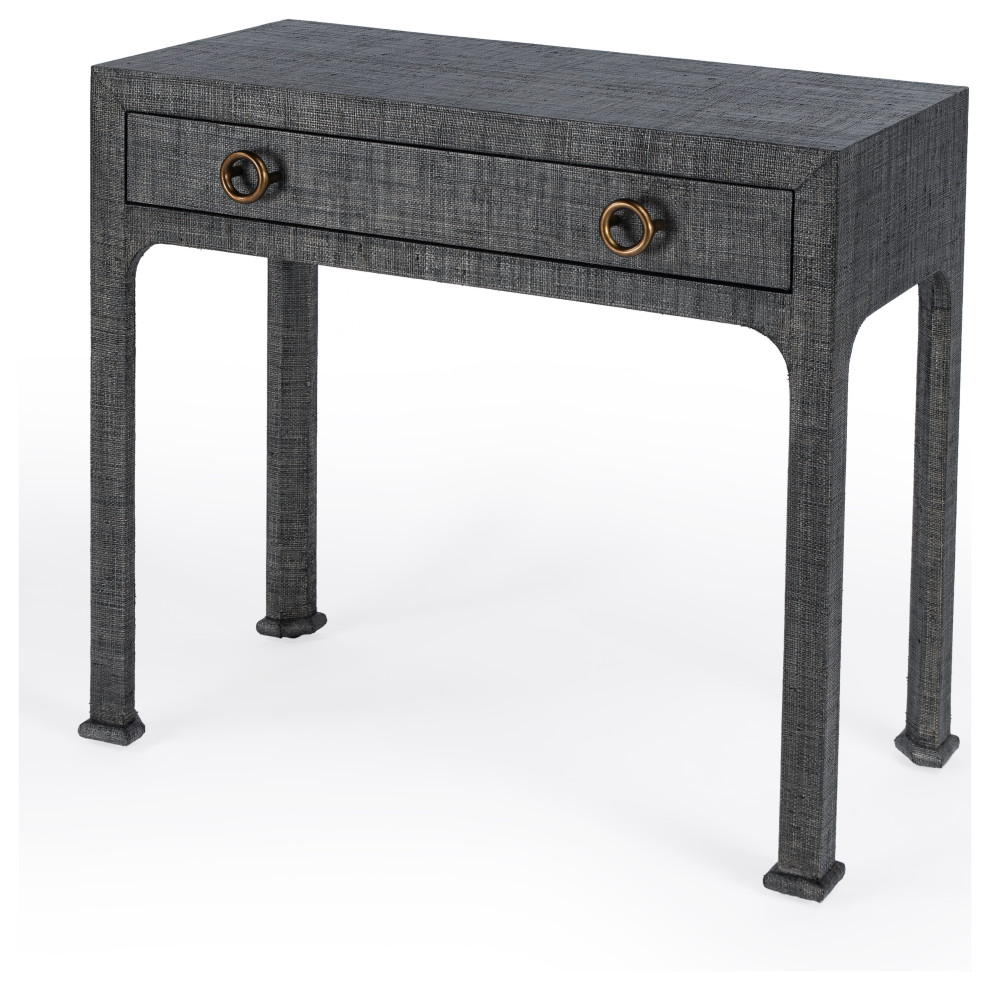 Chatham Raffia 1-Drawer Console Table - Tropical - Console Tables - by ...