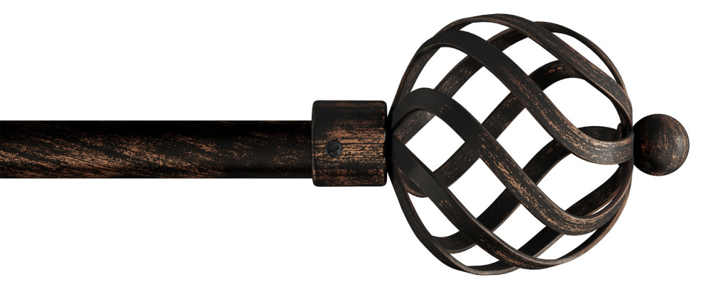 3/4" Curtain Rod - French Country - Curtain Rods - by Trademark Global ...