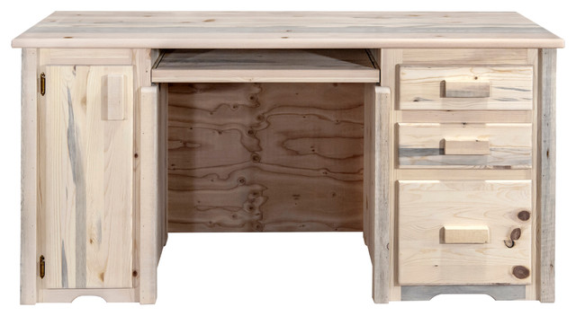 Homestead Collection Computer Desk - Rustic - Desks And Hutches - by ...