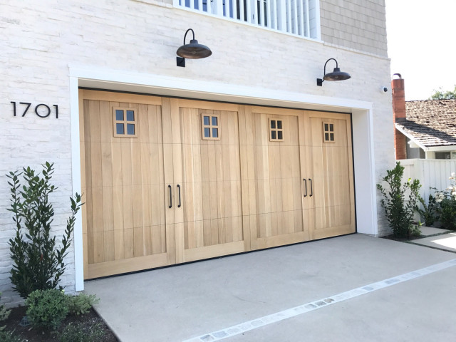 Modern Farmhouse Garage Doors Newport Beach - Country - Garage - Orange ...