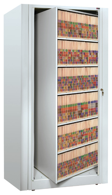EZ2 Rotary File Shelving, 6 High, Legal Depth Locking Starter ...