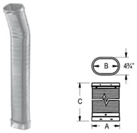 DuraVent 6DLR-36OF 6" Inner Diameter - DuraLiner Rigid Liner - Heating ...
