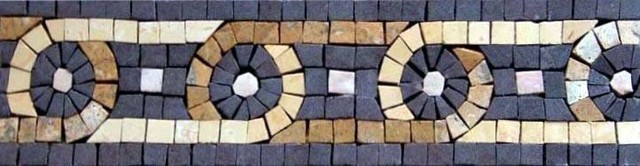 Mosaic Listellos Pattern, 12" x 4" - Contemporary - Accent Trim And ...