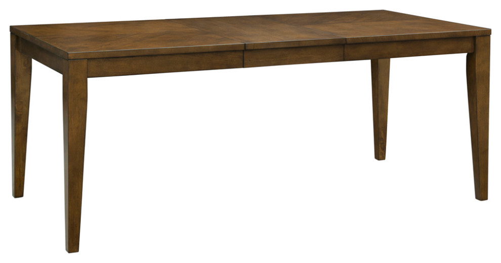 INK+IVY Cove Rectangle Extension Dining Table 6-8 Person, Pecan ...