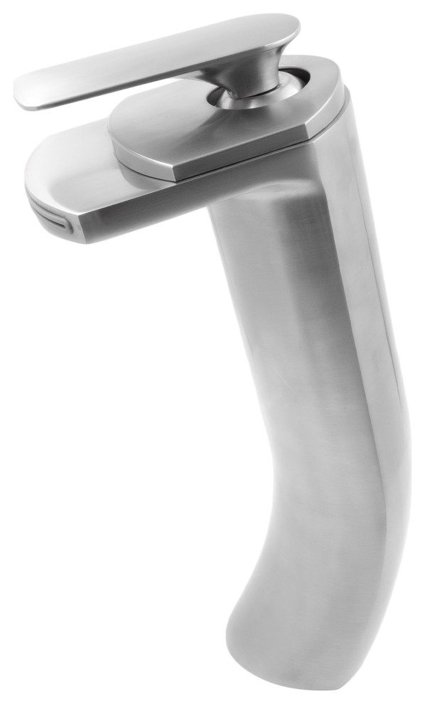 Cascade Single Lever WaterSave Vessel Faucet - Contemporary - Bathroom ...