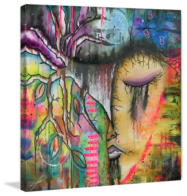 Marmont Hill, "Buddhist" by Sloane Kady Painting Print on Wrapped ...