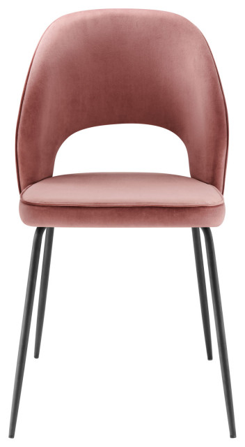 Dining Chair, Set of 2, Velvet, Modern, Cafe Bistro Hospitality ...