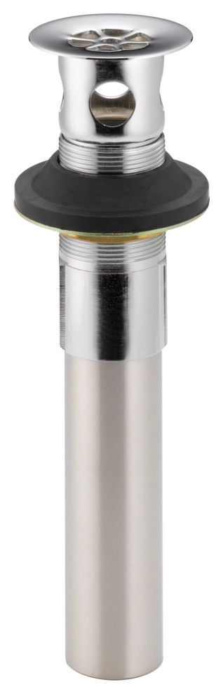 Delta Grid Strainer With Overflow, Vessel Bathroom Matte Black ...