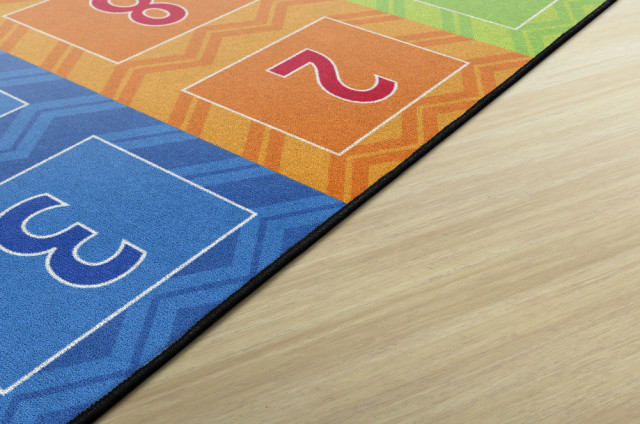 Flagship Carpets FE379-44A 7'6"x12' Number Chevrons Seats 30 Primary ...