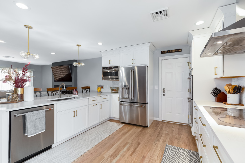Raised Ranch Remodel - Traditional - Kitchen - New York - by TEKRA ...