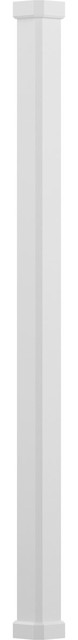 6" x 8' Endura-Aluminum Craftsman Style Column, Square Shaft, Textured ...