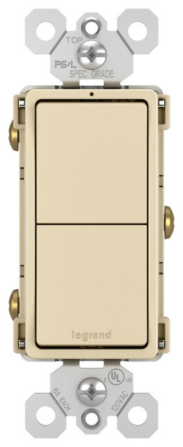 Two Single Pole Switches - Transitional - Switches And Outlets - by ...